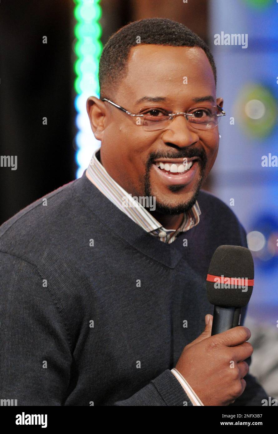Actor Martin Lawrence makes an appearance on MTV's Total Request Live ...