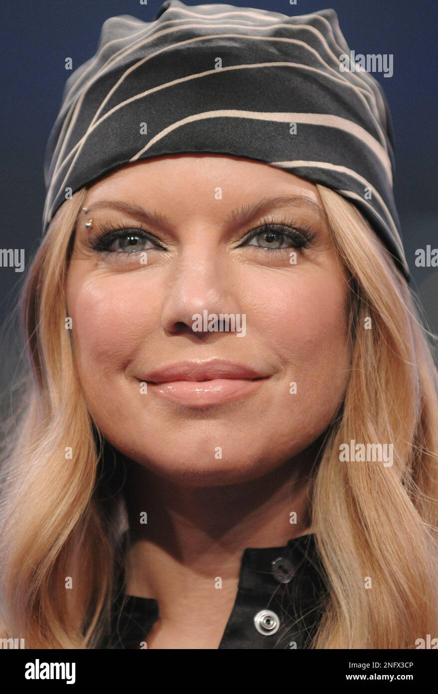 Singer Stacy Ferguson makes an appearance on MTV's Total Request Live ...