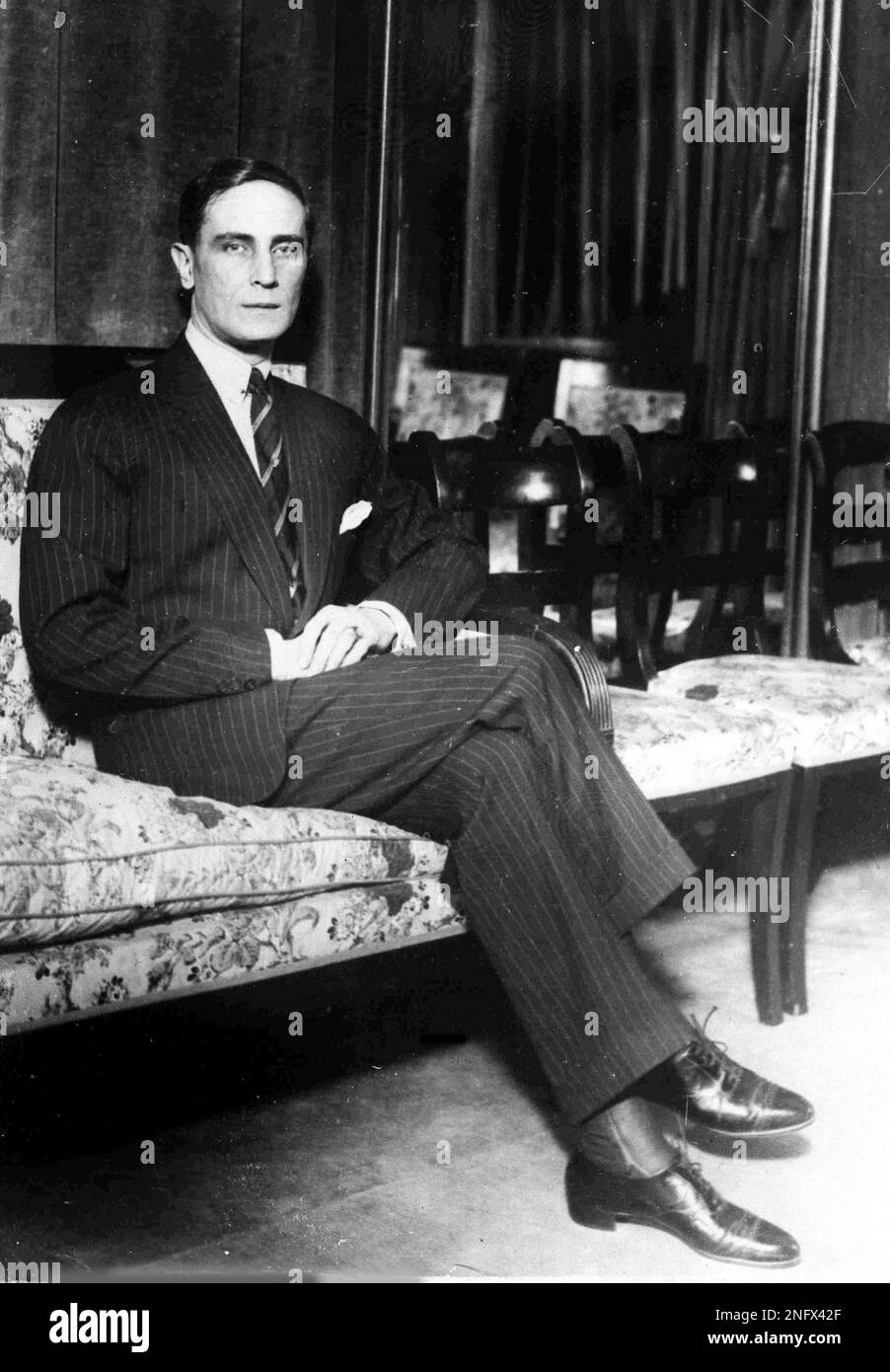 Russian Prince Felix Youssoupoff, who murdered the monk Rasputin, in ...