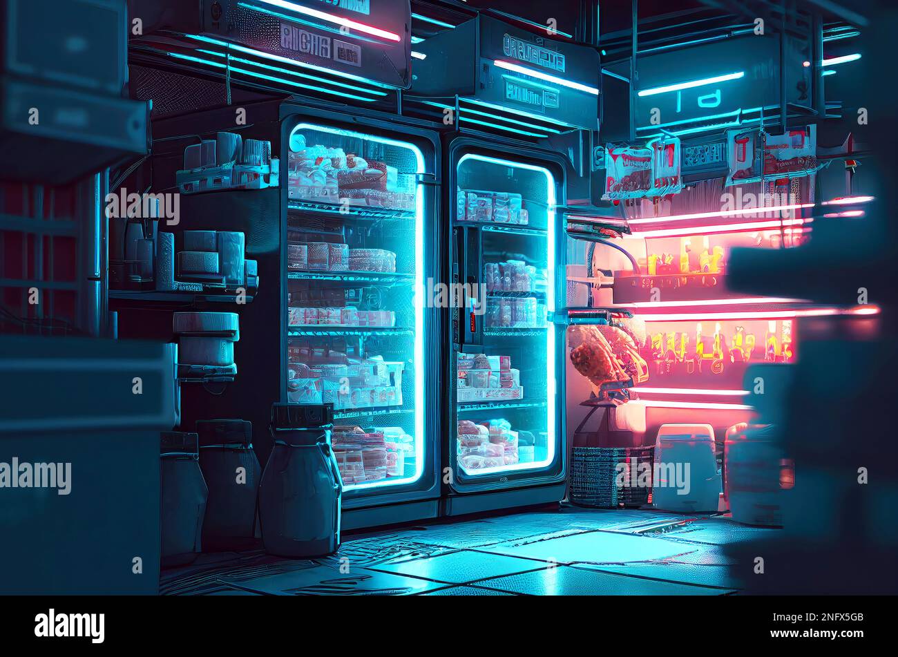 Cyberpunk furniture hi-res stock photography and images - Alamy