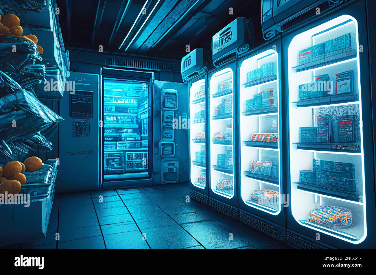 Cyberpunk furniture hi-res stock photography and images - Alamy