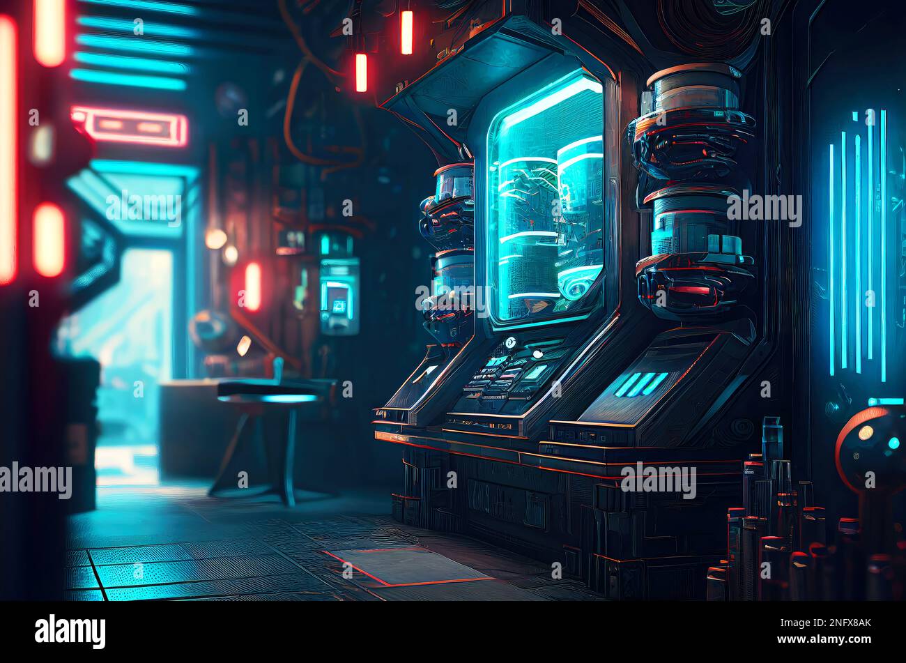 Technology innovation lights hi-res stock photography and images - Alamy