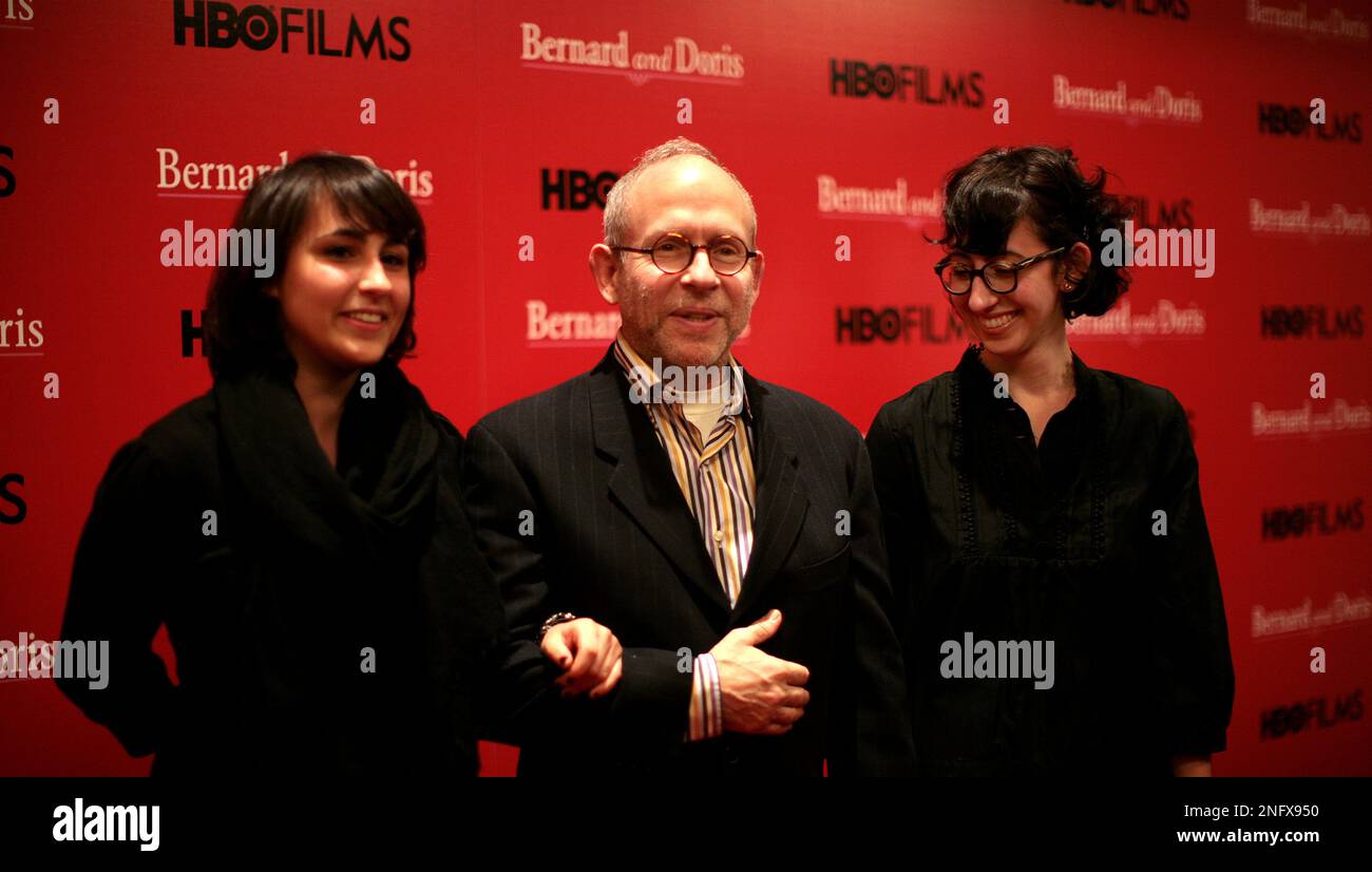 Director Bob Balaban, center, arrives for a screening of Bernard and ...