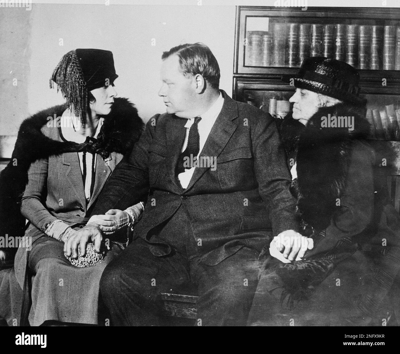 Fatty Arbuckle, center, is seen with his wife, Minta Durfee, and his ...