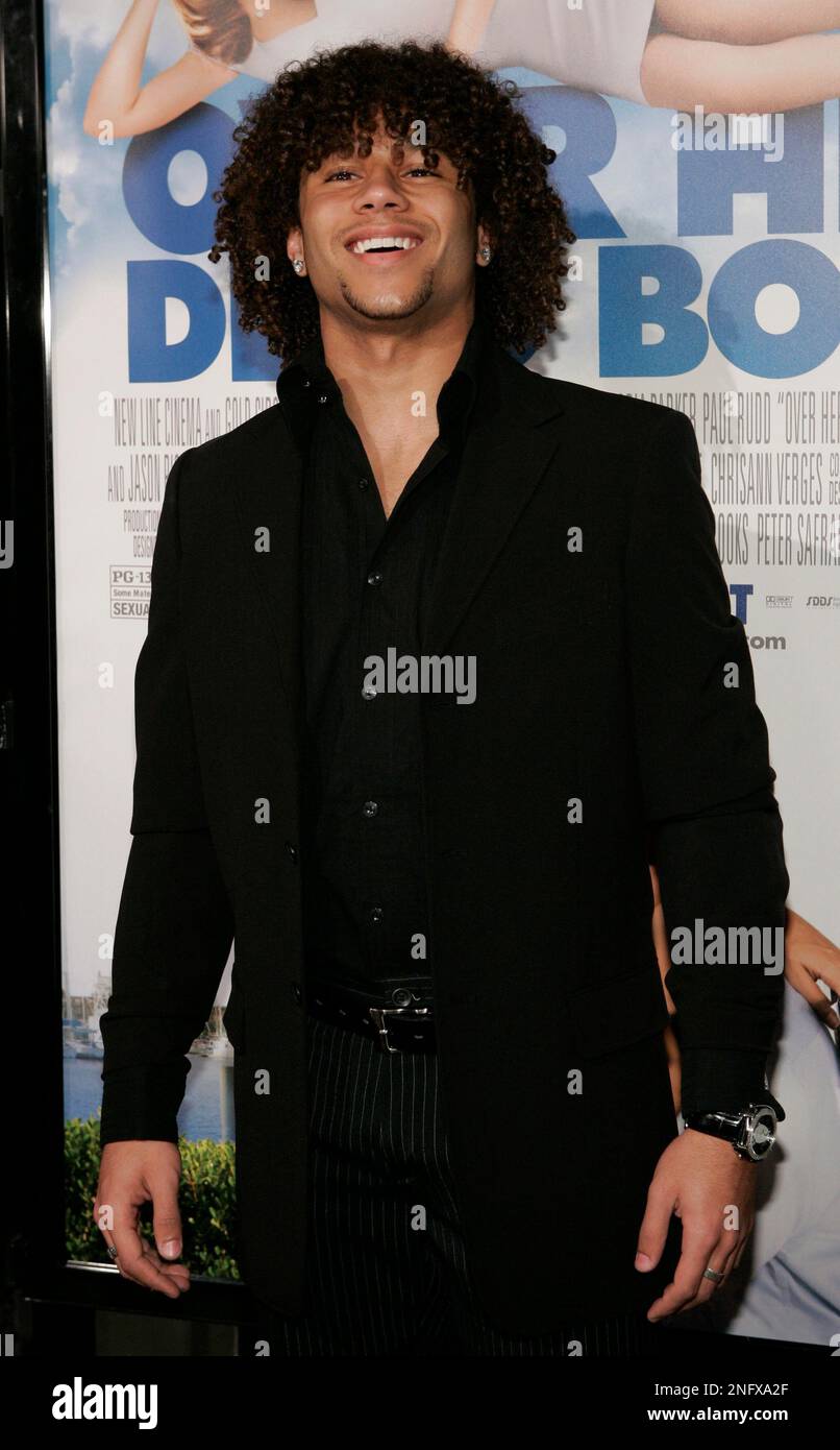 Actor and recording artist Corbin Bleu arrives at the premiere of the movie "Over Her Dead Body ...
