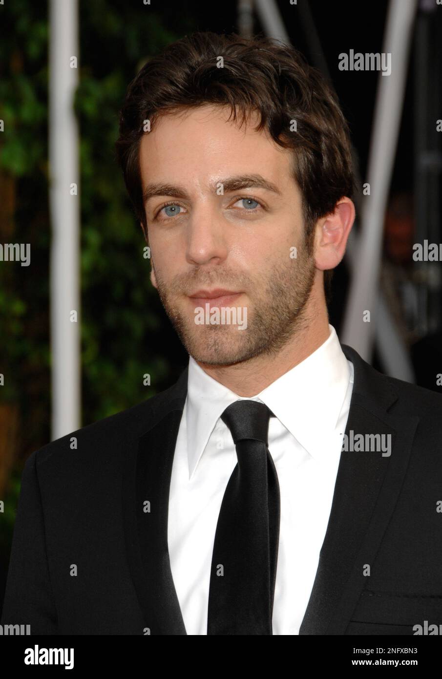 B.J. Novak arrives at the 14th Annual Screen Actors Guild Awards on ...