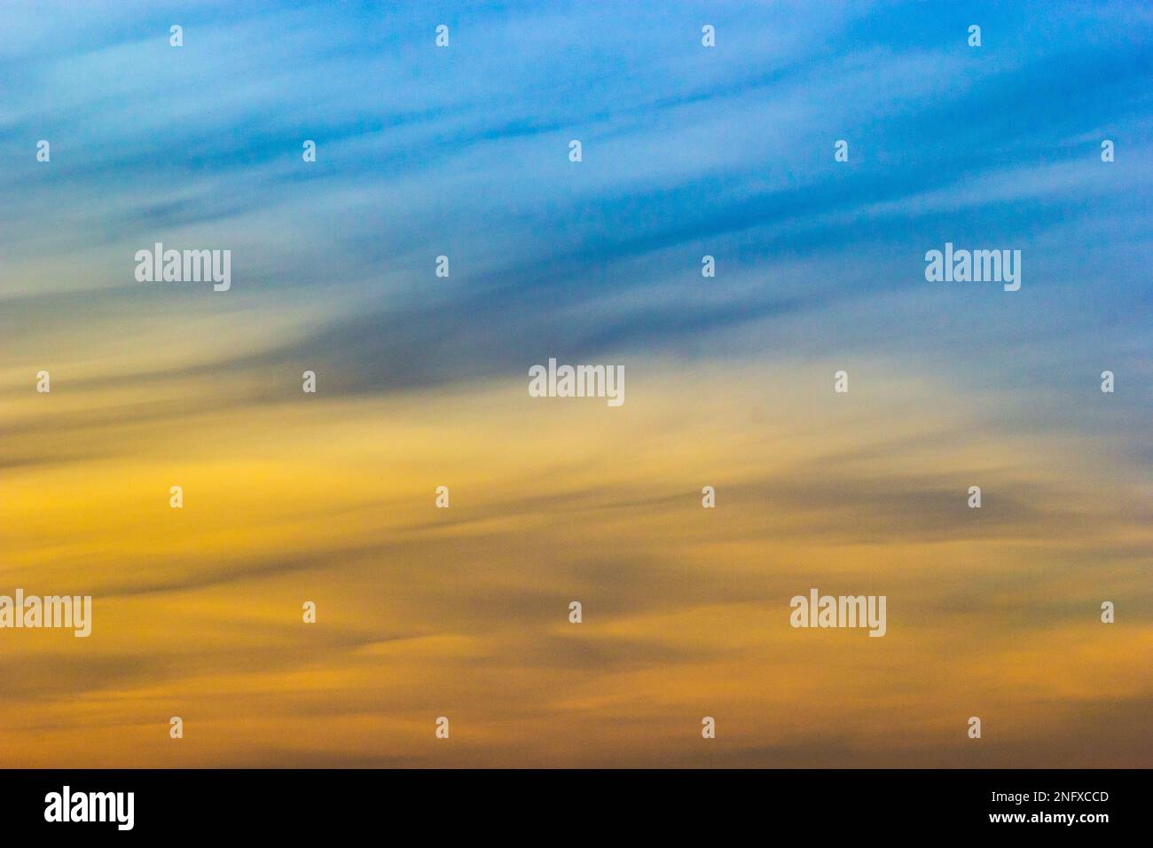 sunset sky with multicolor clouds. Dramatic twilight sky background ...