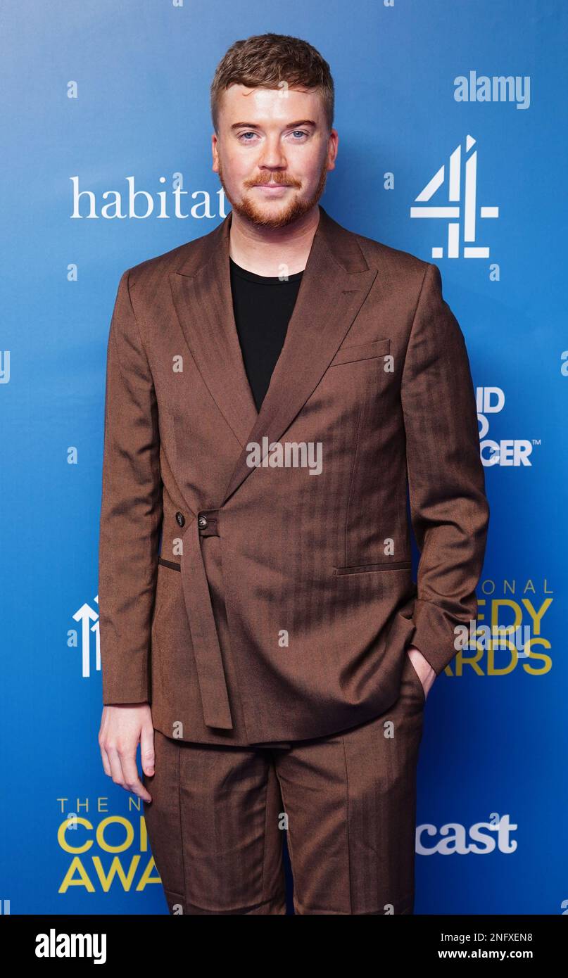Adam Rowe attends the National Comedy Awards 2023 at the Roundhouse, Chalk Farm, London. Picture ...