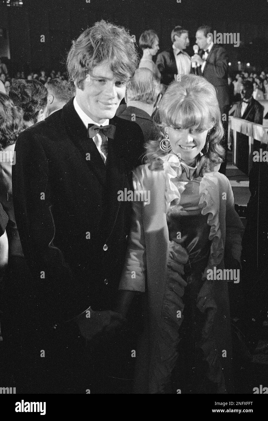 British actress Julie Christie and her boyfriend actor Don Bessant, are ...