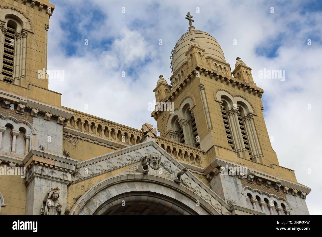 Cathedral of Saint Vincent de Paul in Tunis Stock Photo - Alamy