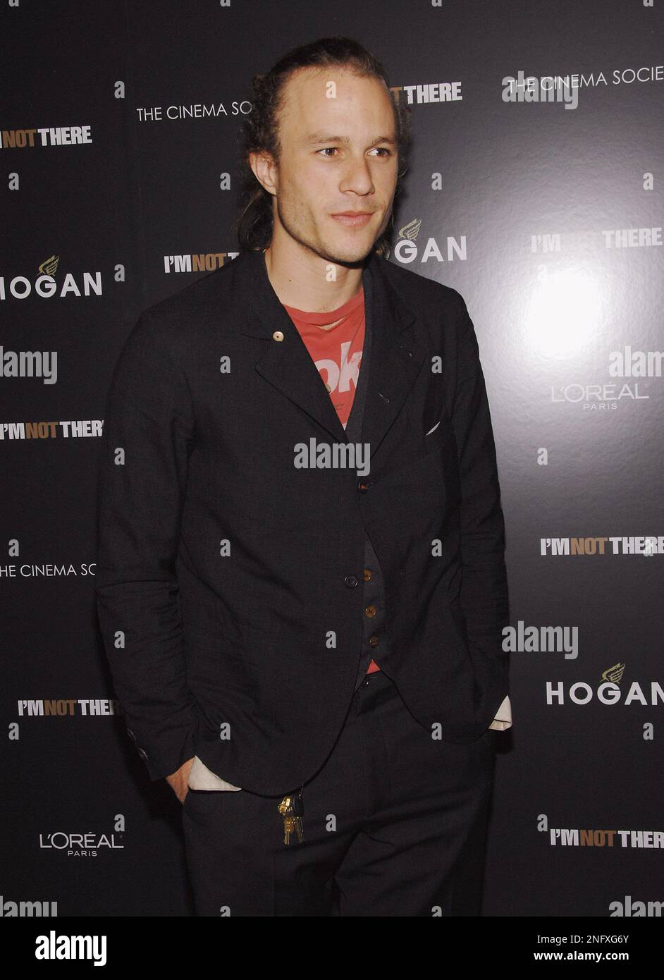 Actor Heath Ledger attends a special Cinema Society and Hogan hosted ...