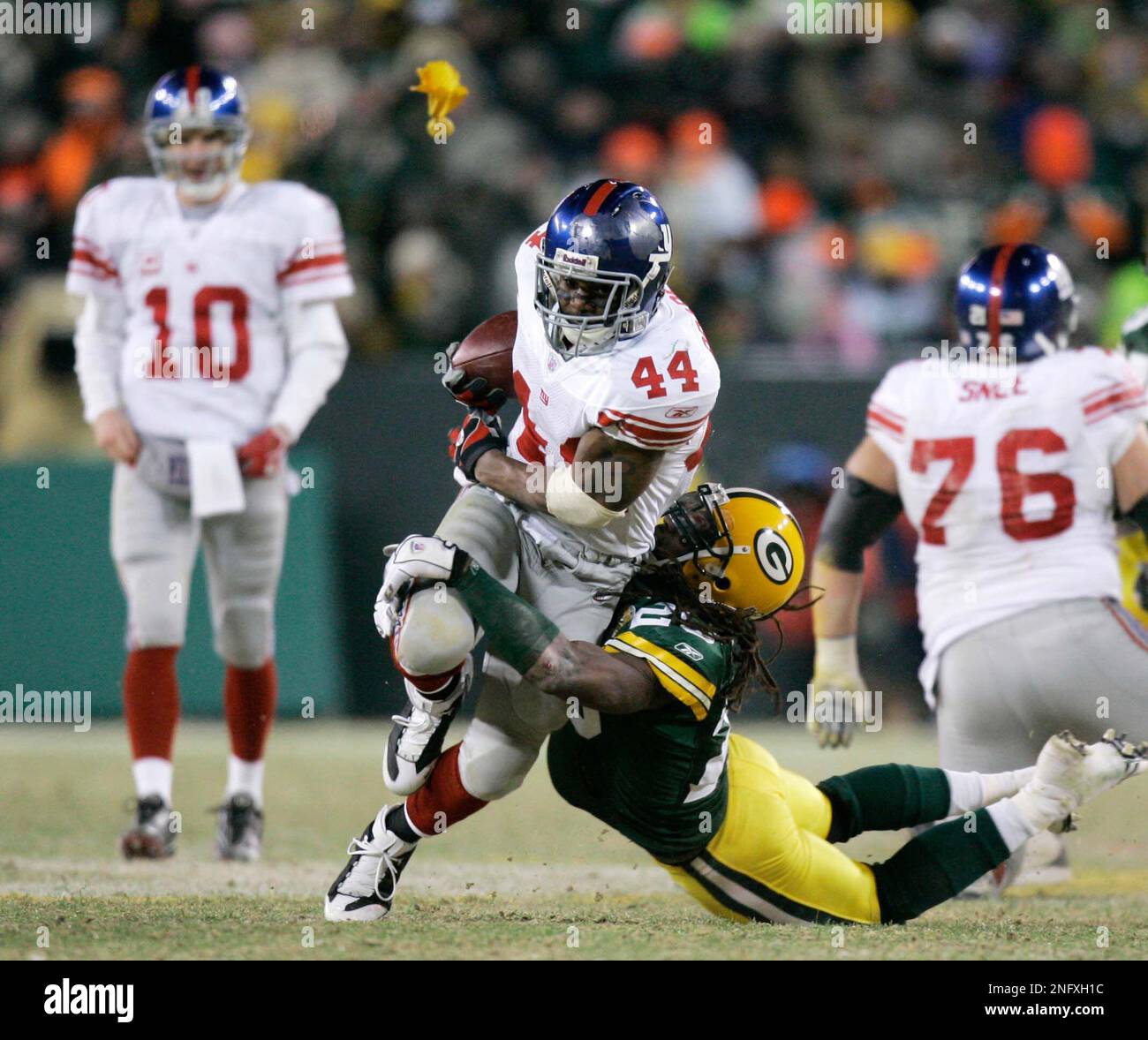 Green Bay Packers' Atari Bigby tries to stop New York Giants' Ahmad ...
