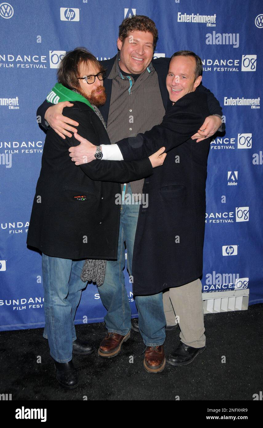 Actors Sam Rockwell,left, Brad William Henke and director Clark Gregg ...