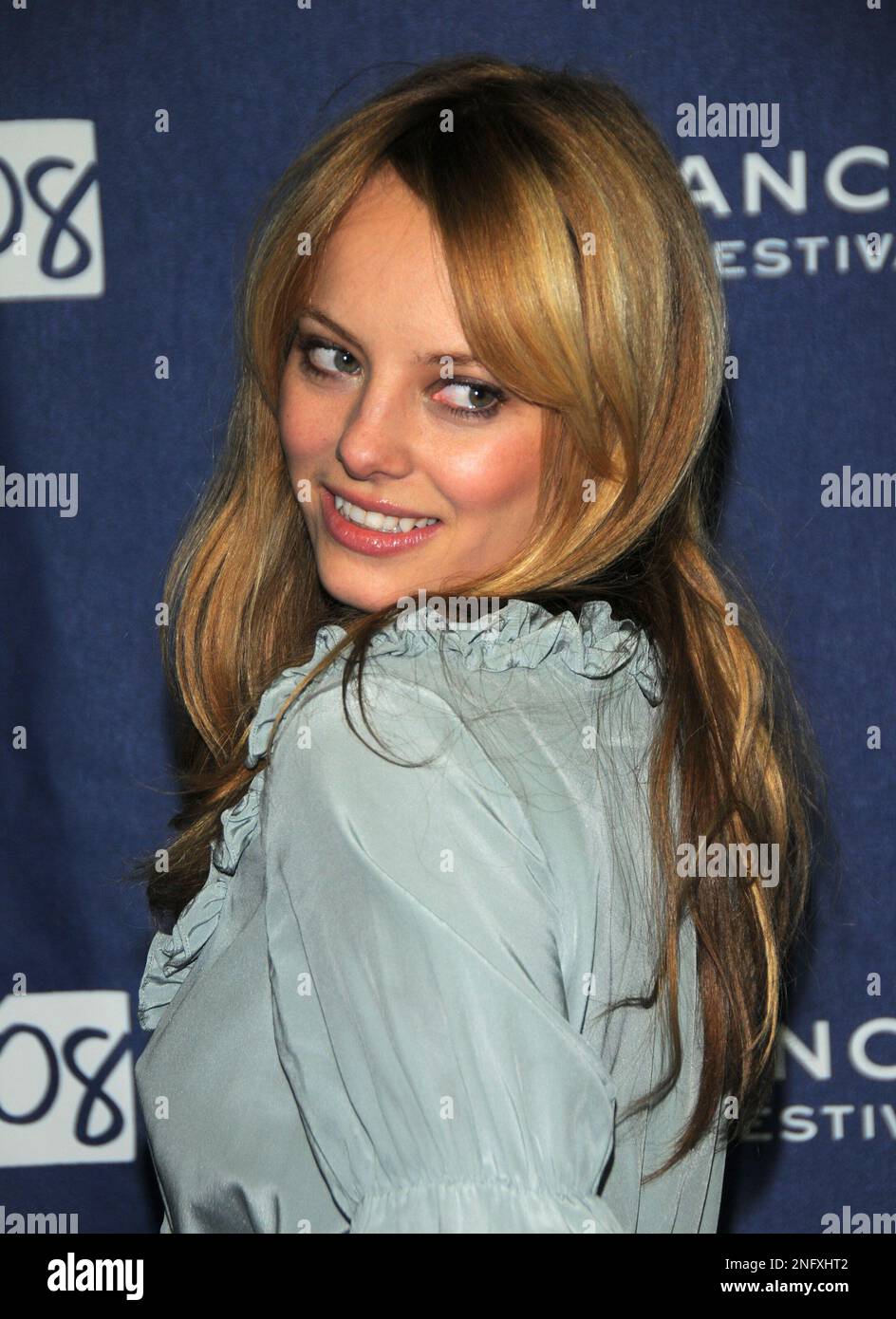 Actress Bijou Phillips arrives at the premiere of "Choke" during the ...