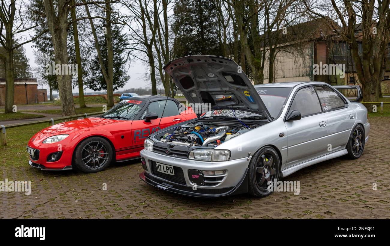 1993 Subaru Impreza STi & 2009 Mazda MX-5 Sport Tech Roadster, on ...