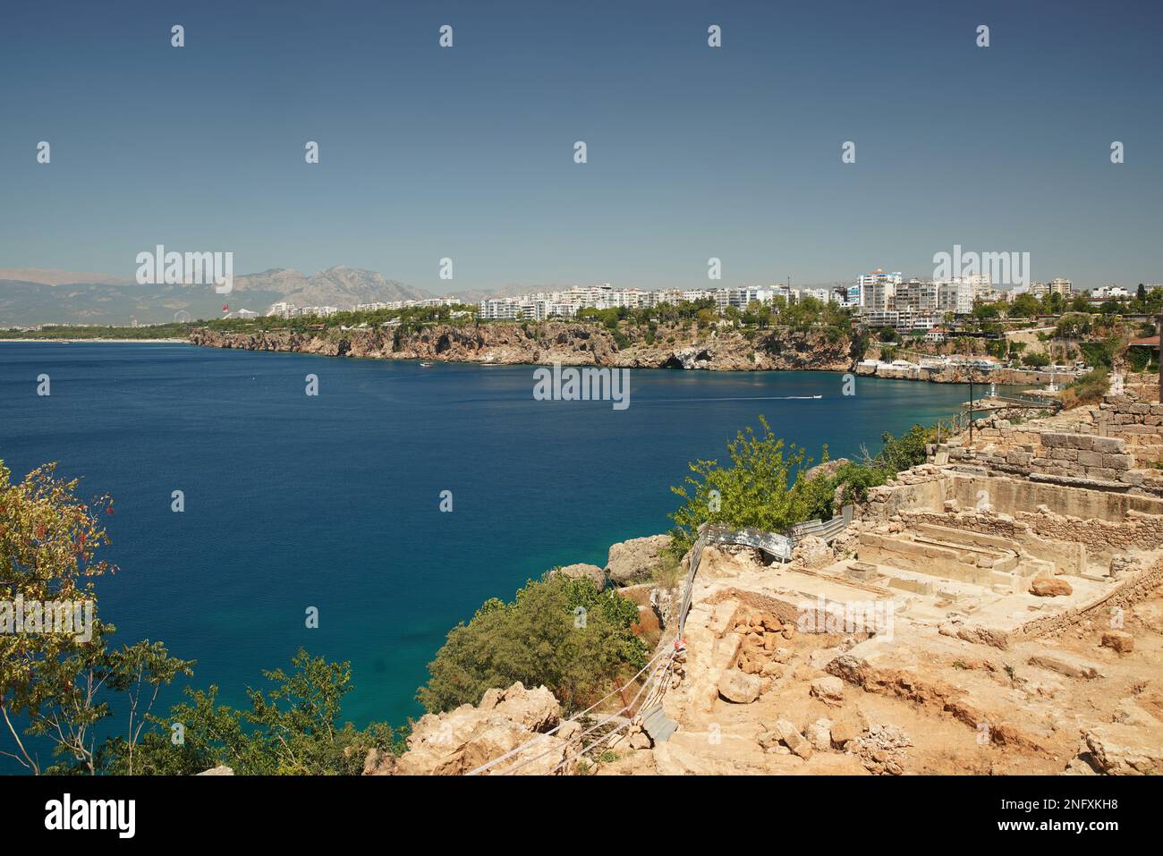 Antalya City in Turkiye. Antalya is one of the most popular tourism ...