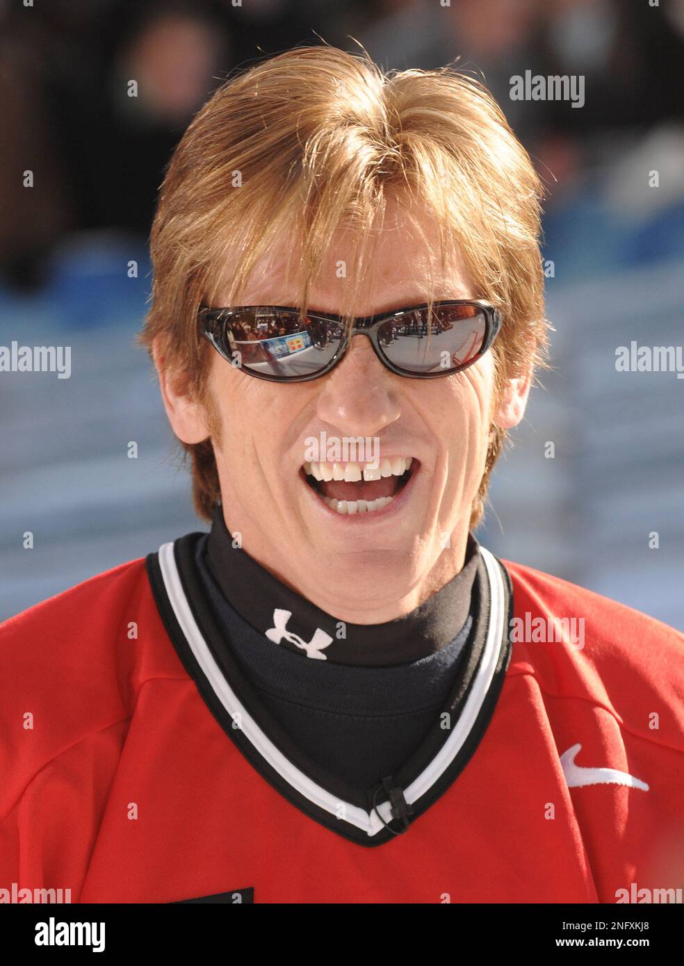 Actor Denis Leary poses on set during a taping of "Rachael Ray On Ice ...