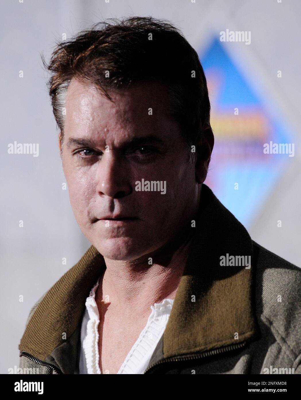 Ray Liotta arrives at the world premiere of the film "Hannah Montana ...