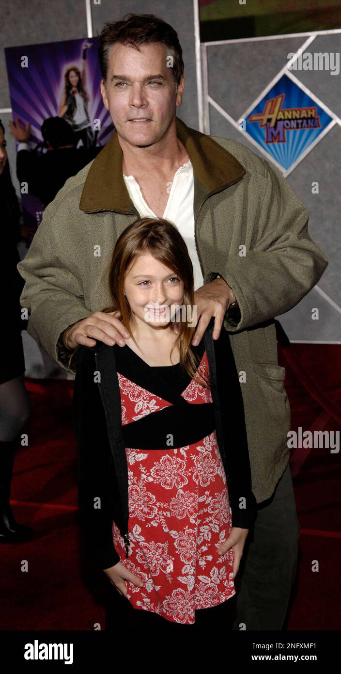 Ray Liotta and his daughter Karsen arrives at the world premiere of the ...