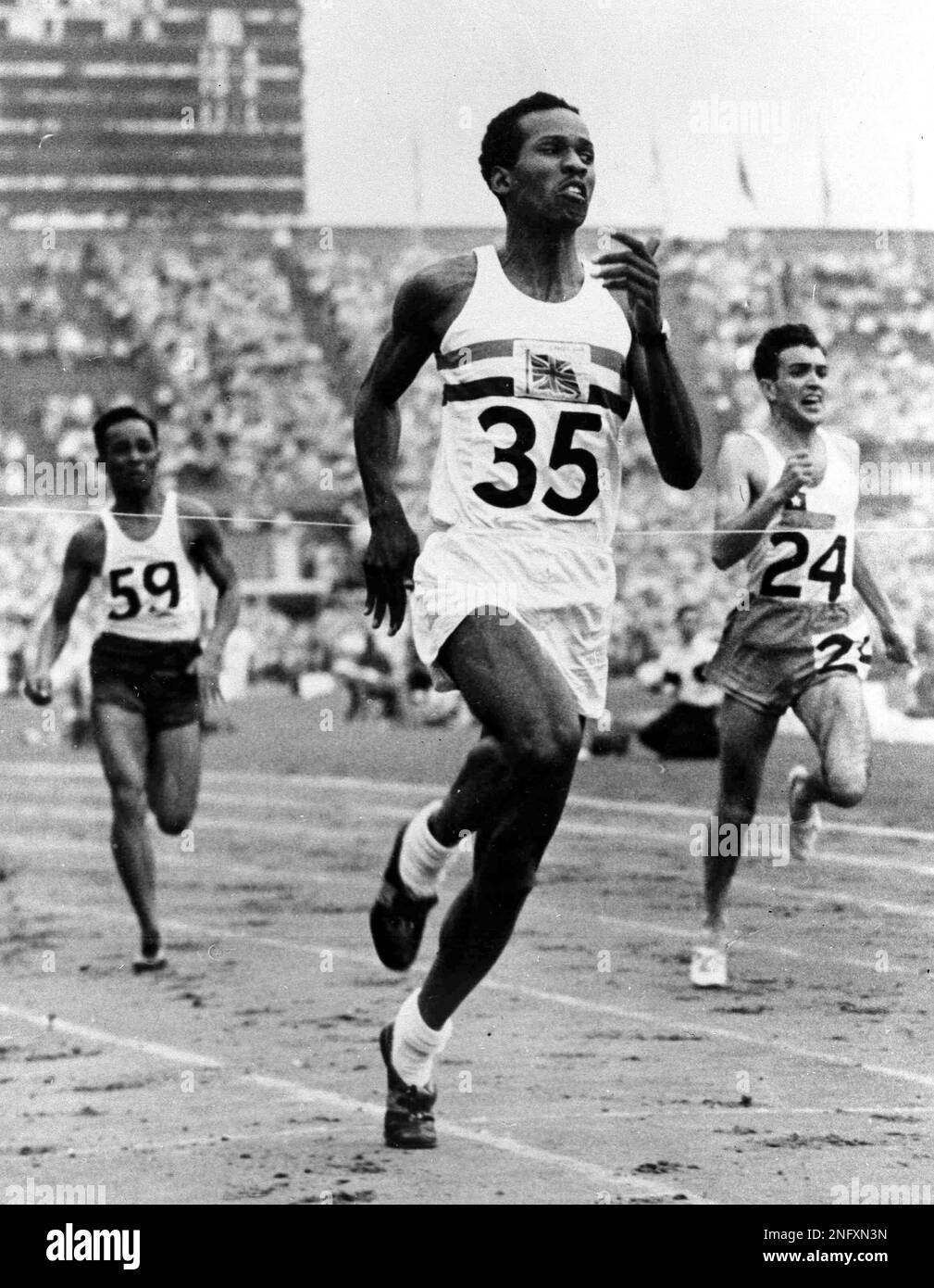 Britain's Emmanuel Mcdonald Bailey wins heat 6 of the men's 100-Metres ...