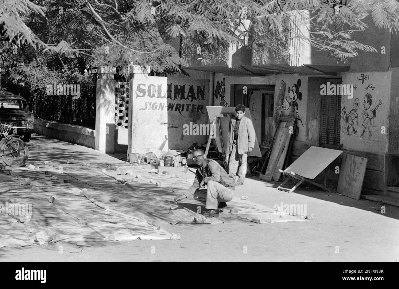 Right at the place where shells hit and killed his son and his father ...