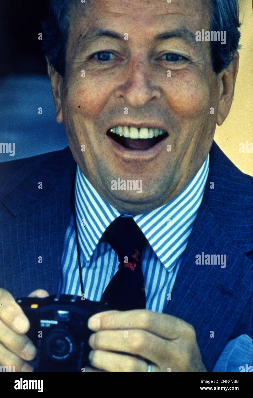 His royal highness Prince Claus of the Netherlands smiles after taking ...