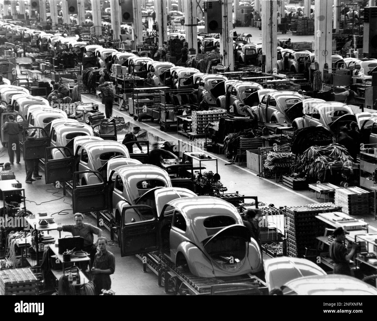 ** FILE ** This general view shows the assembly lines at the Volkwagen ...