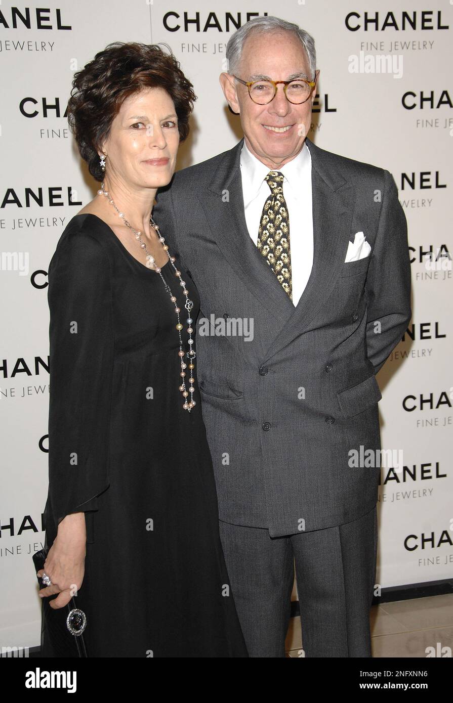 Chanel president and COO Arie Koppelman and wife Coco attend the Chanel ...