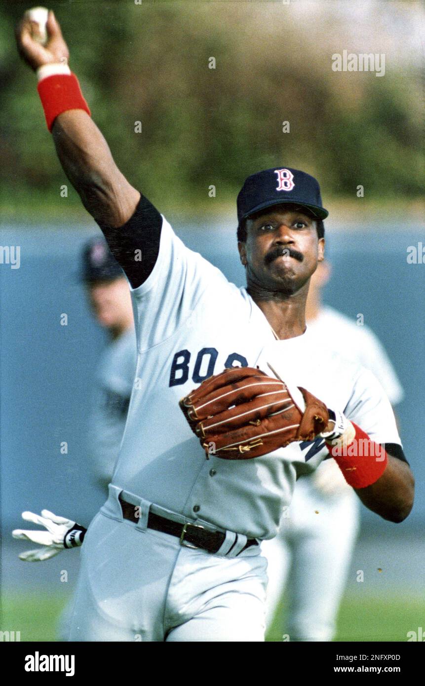 **FILE** Boston Red Sox outfielder Jim Rice limbers up at the team's ...