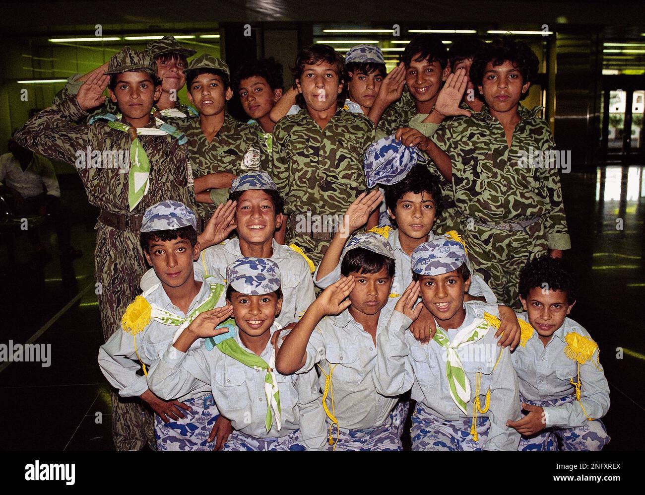 Saluting standing smiling uniform hi-res stock photography and images ...