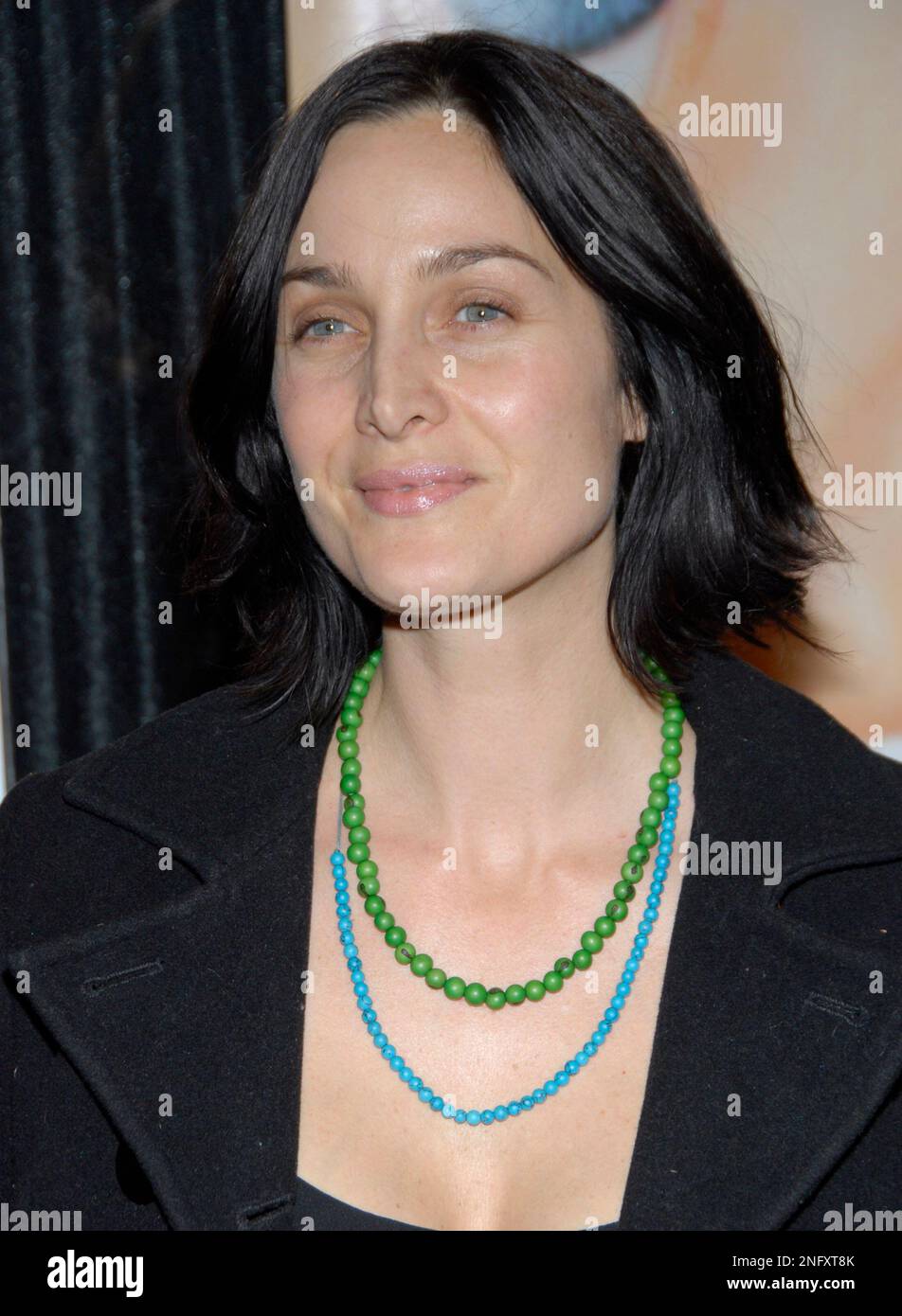 Actress Carrie Ann Moss Poses On The Press Line At The Film Premiere Of Business Of Being Born
