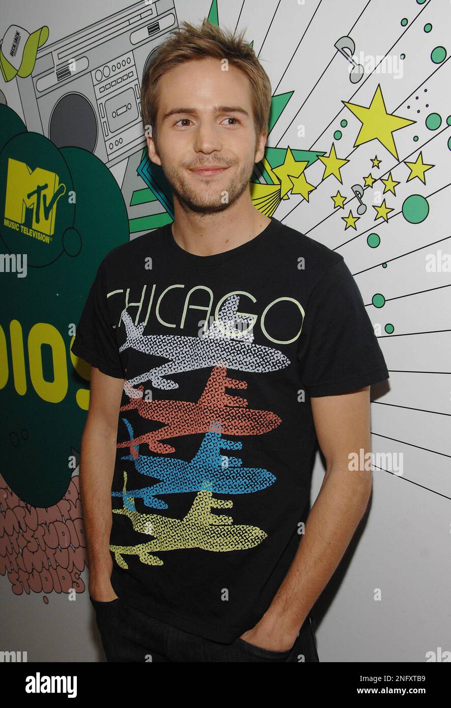 Actor Michael Stahl-David poses backstage after an appearance on MTV's ...