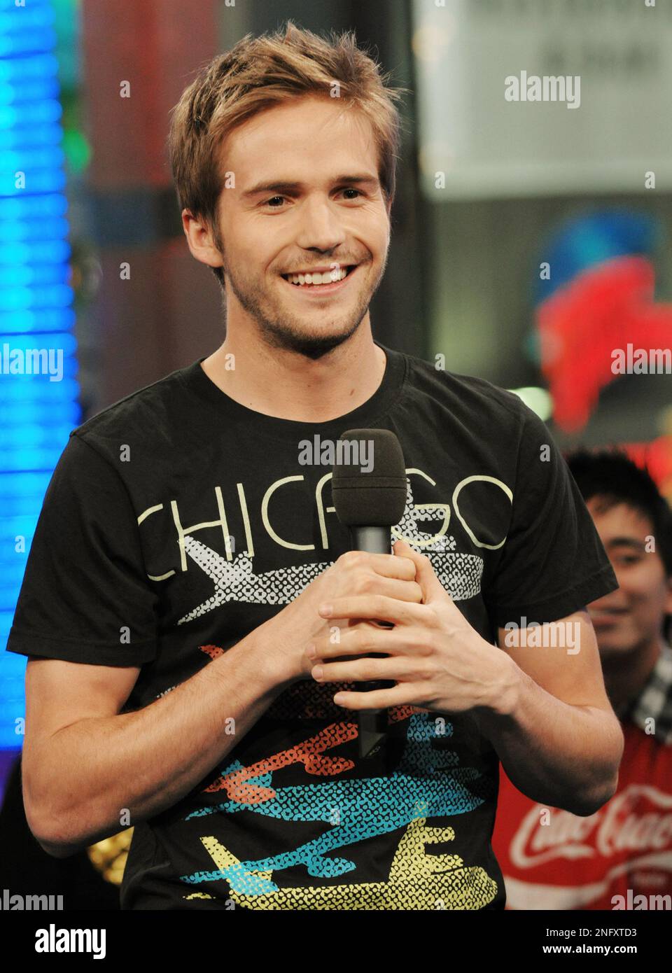 Actor Michael Stahl-David makes an appearance on MTV's Total Request ...