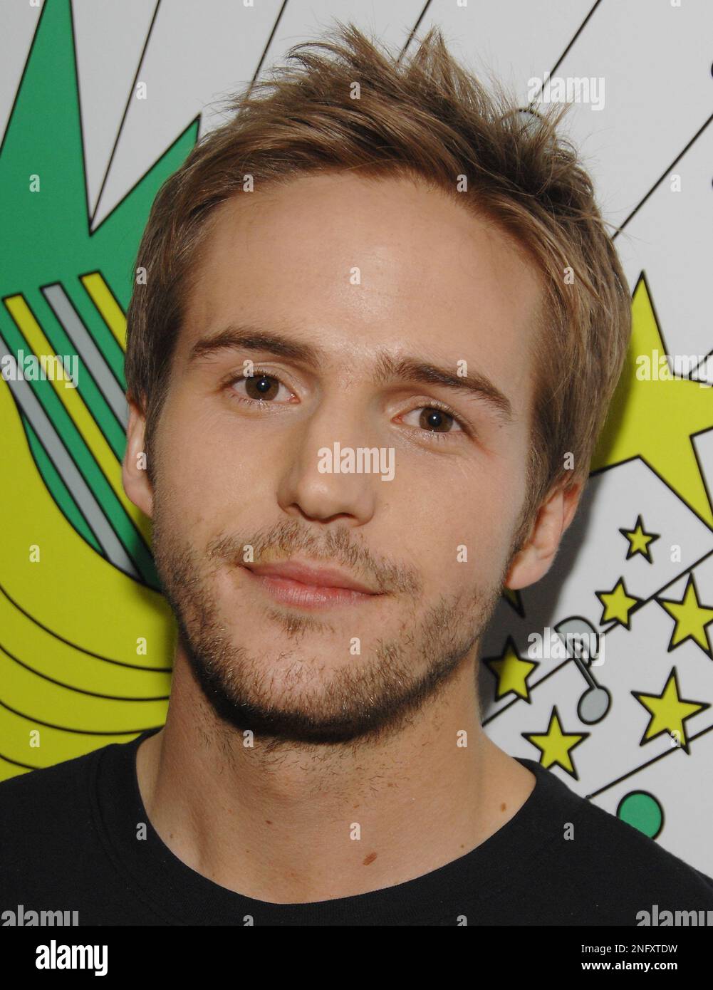 Actor Michael Stahl-David poses backstage after an appearance on MTV's Total Request Live at MTV ...