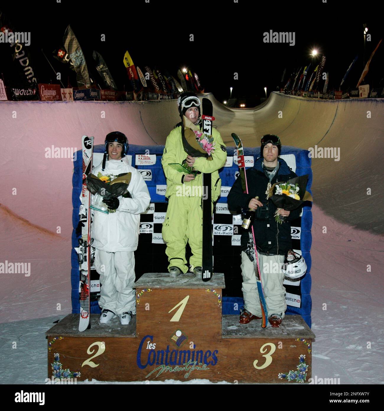 Matthew Hayward of Canada, winner of the men's half pipe World Cup ...