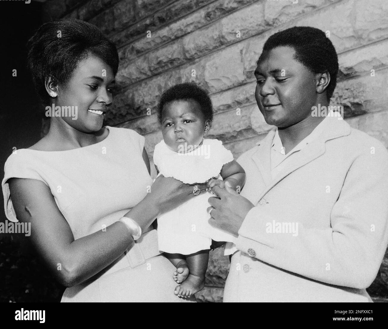 Here's the first picture of Kenya Minister of Labour Tom Mboya with his ...