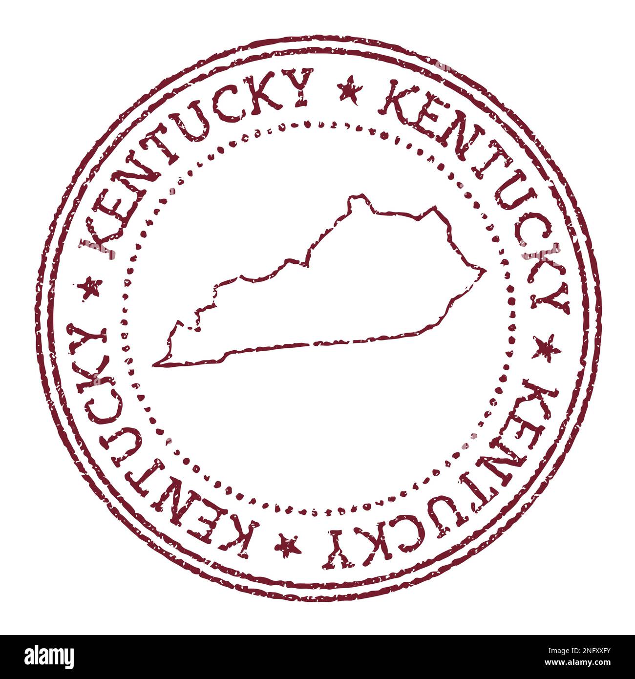 Kentucky Outline Rubber Stamp State Rubber Stamps Kentucky State Seal