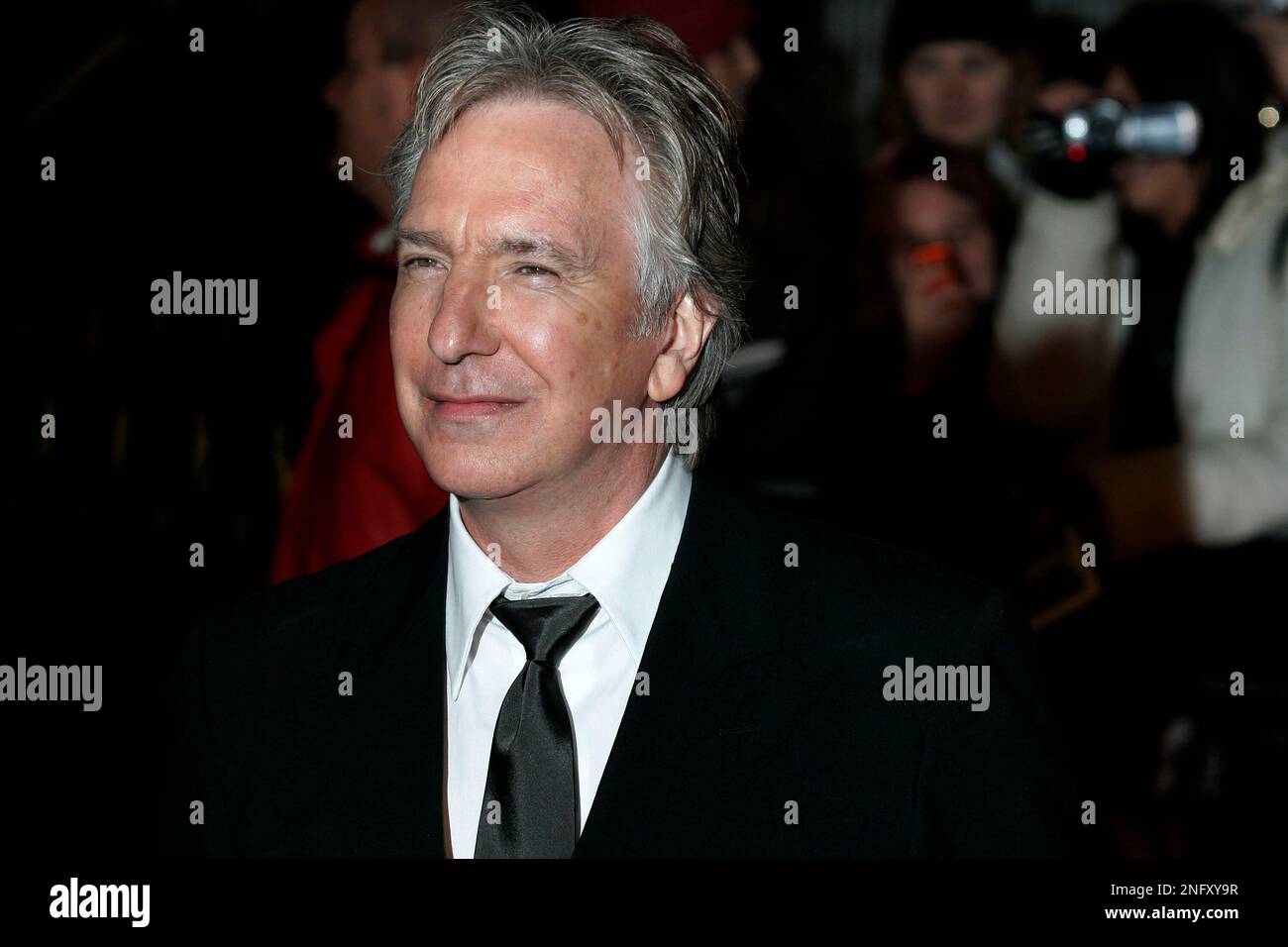 British actor Alan Rickman arrives for the European premiere of the ...