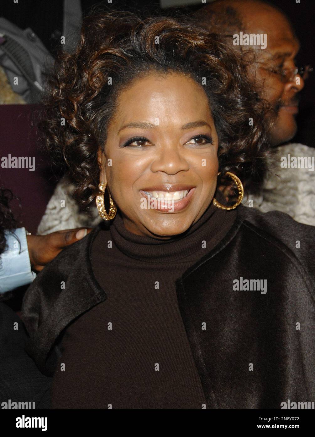 Television personality and producer Oprah Winfrey attends a post show ...