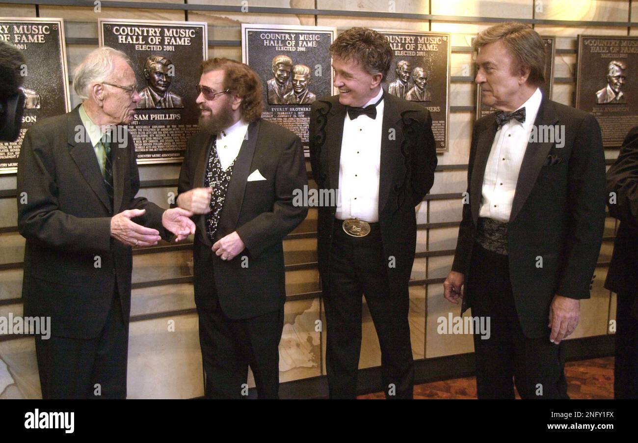 ** FILE ** In a file photo Ken Nelson, Sam Phillips, Bill Anderson and ...