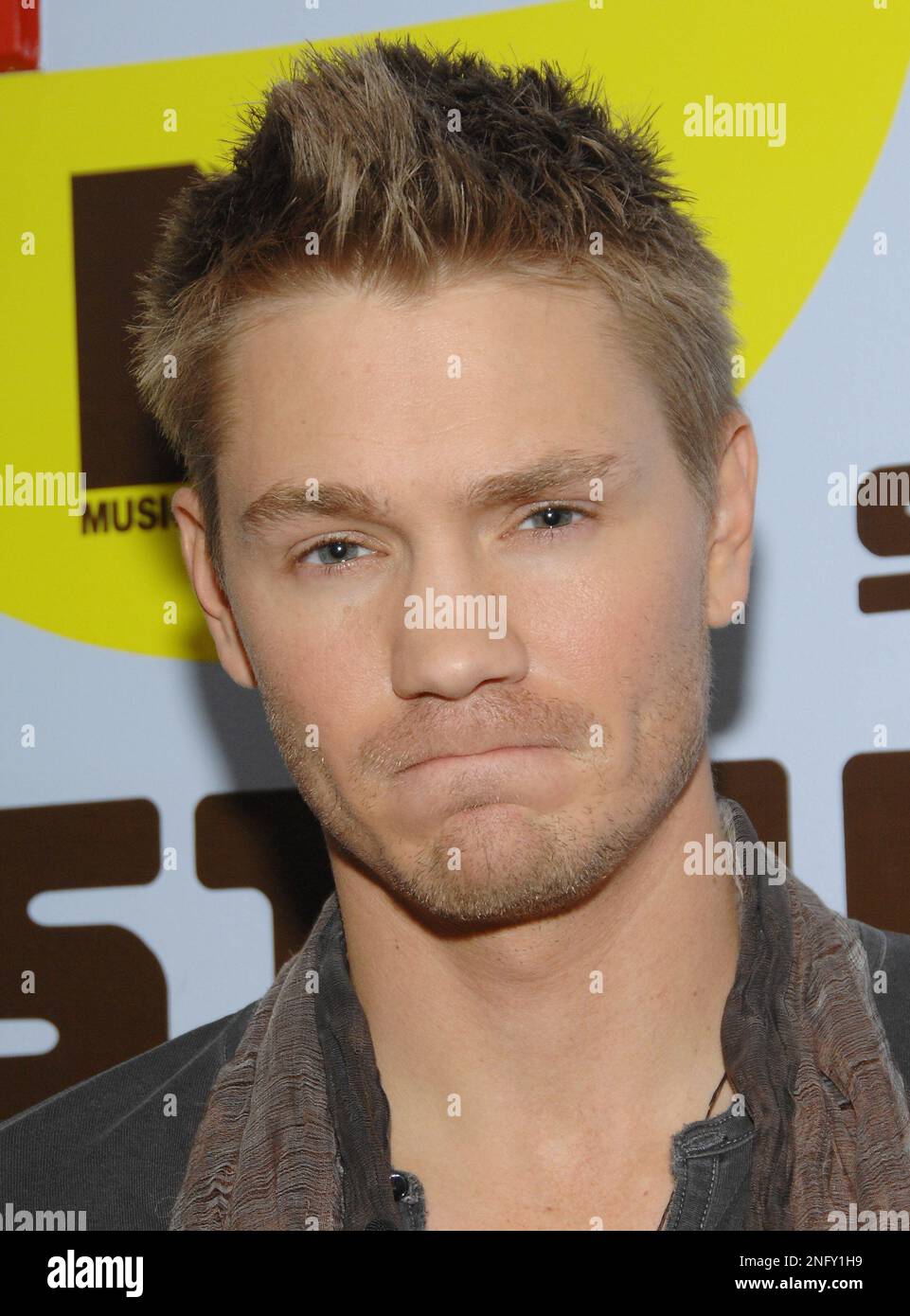Actor Chad Michael Murray poses backstage before an appearance on MTV's ...