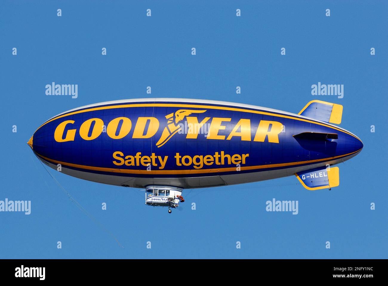 The Goodyear airship blimp balloon 16/10/2011 Stock Photo - Alamy