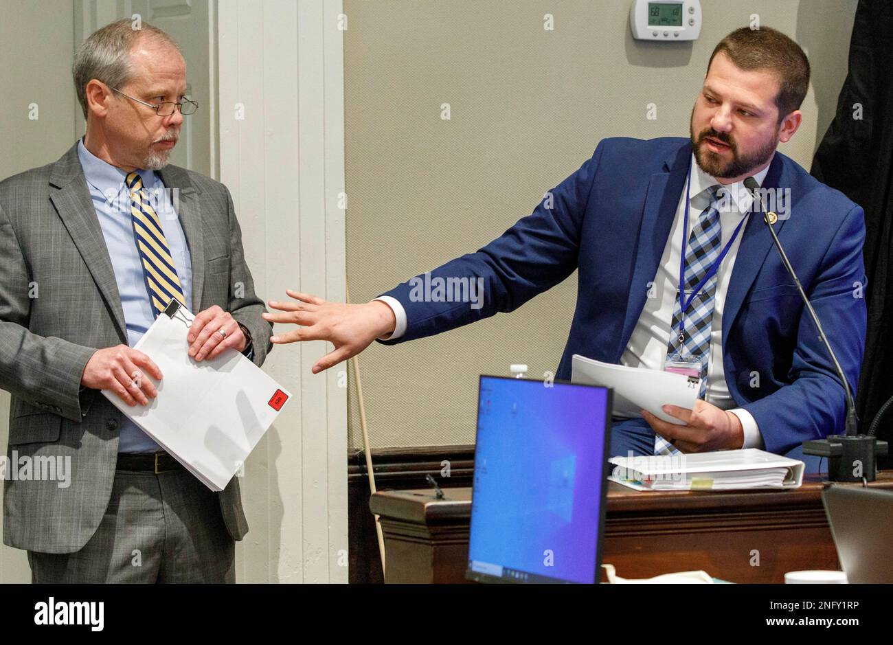 Prosecutor Creighton Waters, left, questions South Carolina Law ...
