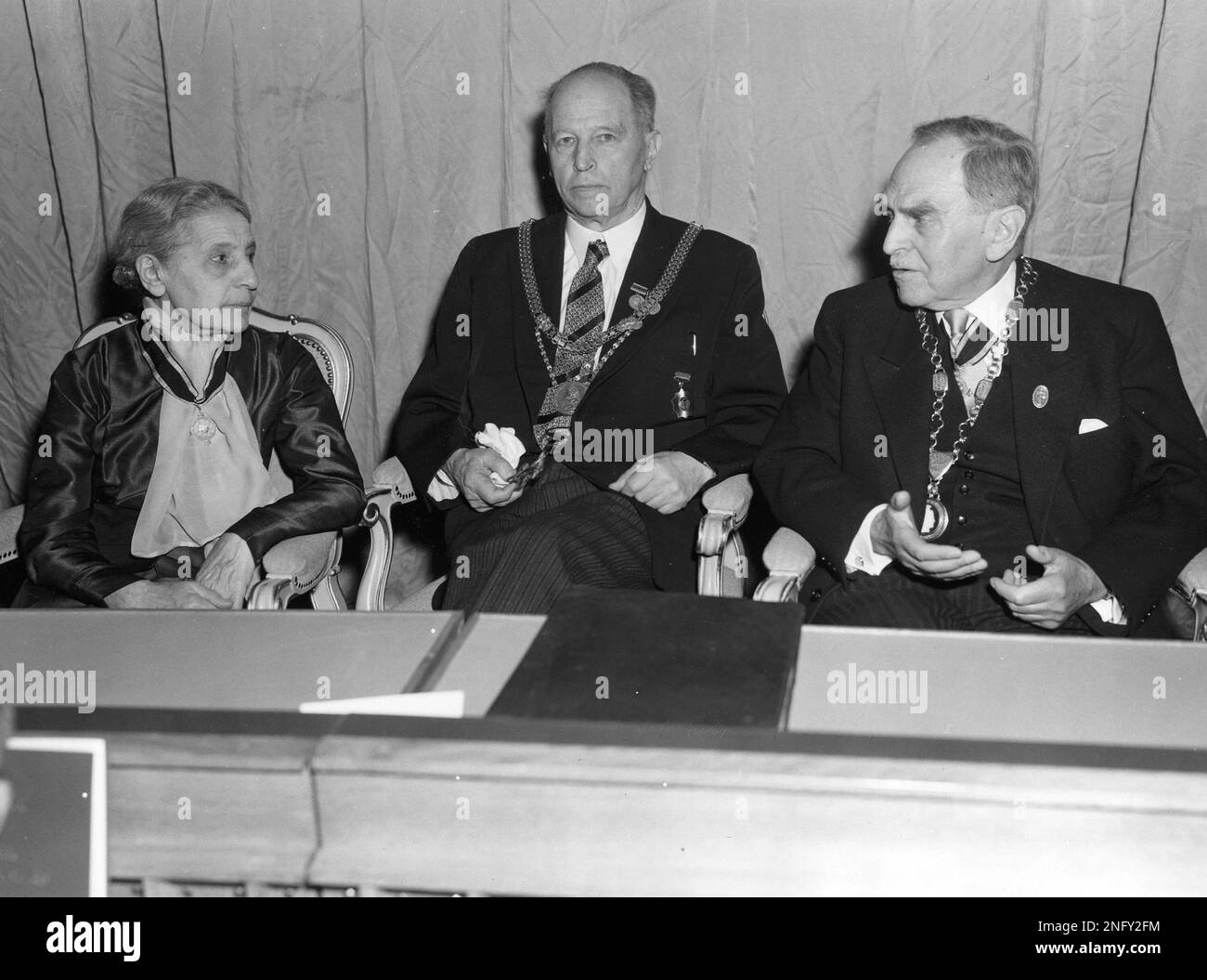 Prof. Dr. Lise Meitner, the Swedish noted woman scientist, who assisted ...