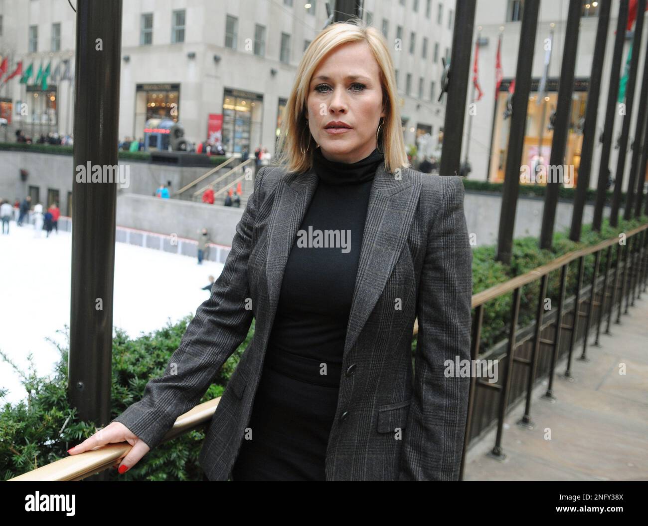 Actress Patricia Arquette poses for pictures at Rockefeller Center, Jan ...