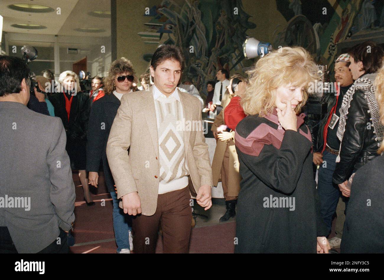 Jason Ladone, 17, one of the four defendants in the Howard Beach trial ...