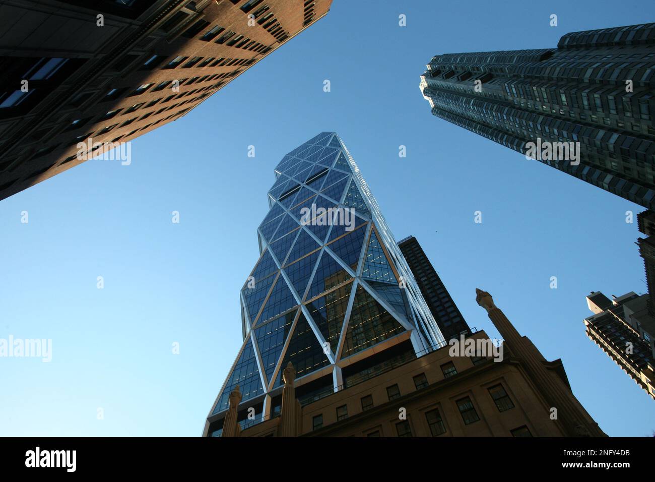 The Hearst Tower, center, is shown on Thursday, Jan. 3, 2008 in New ...