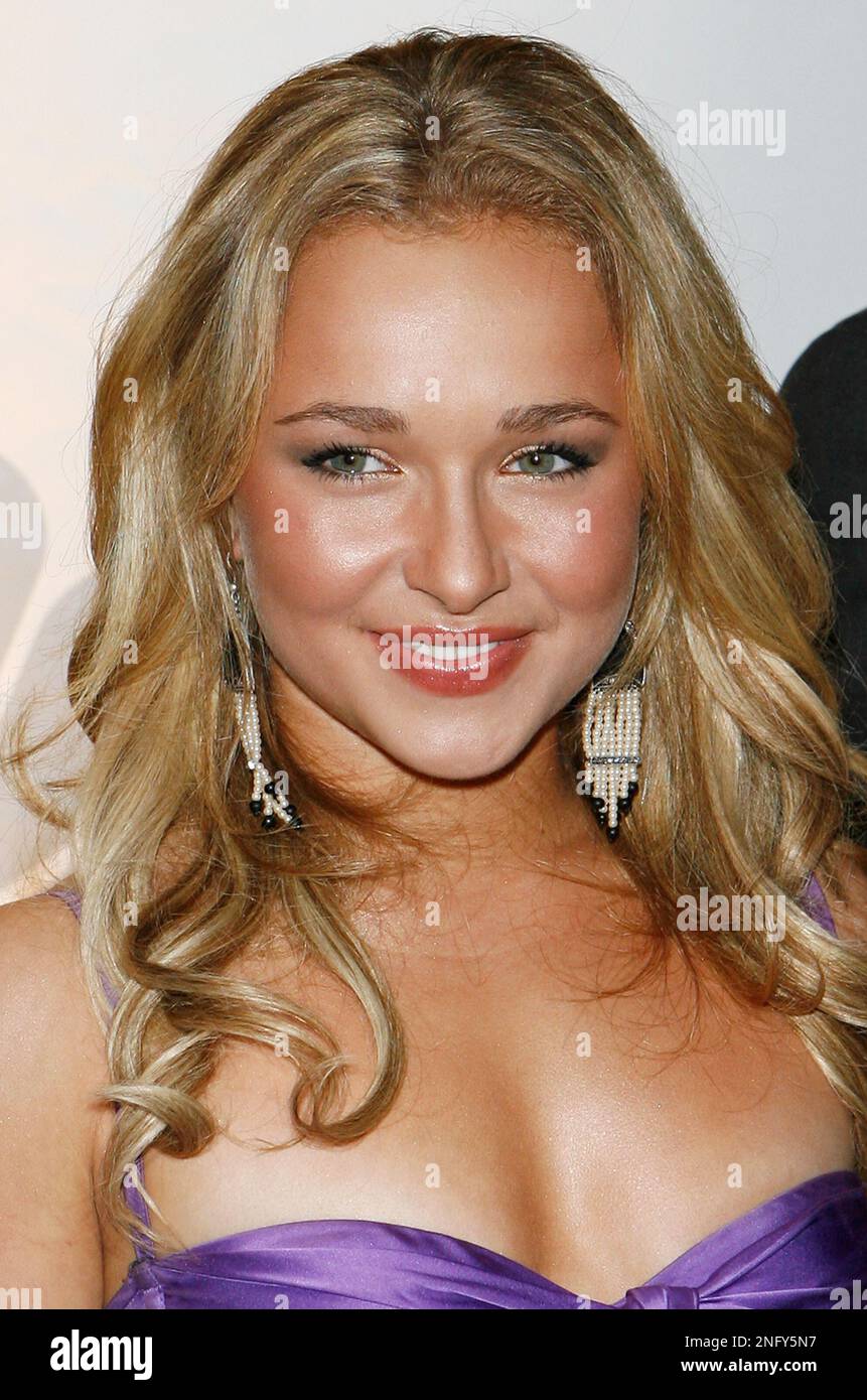 Cast member from the television series "Heroes," Hayden Panettiere poses for photographers ...
