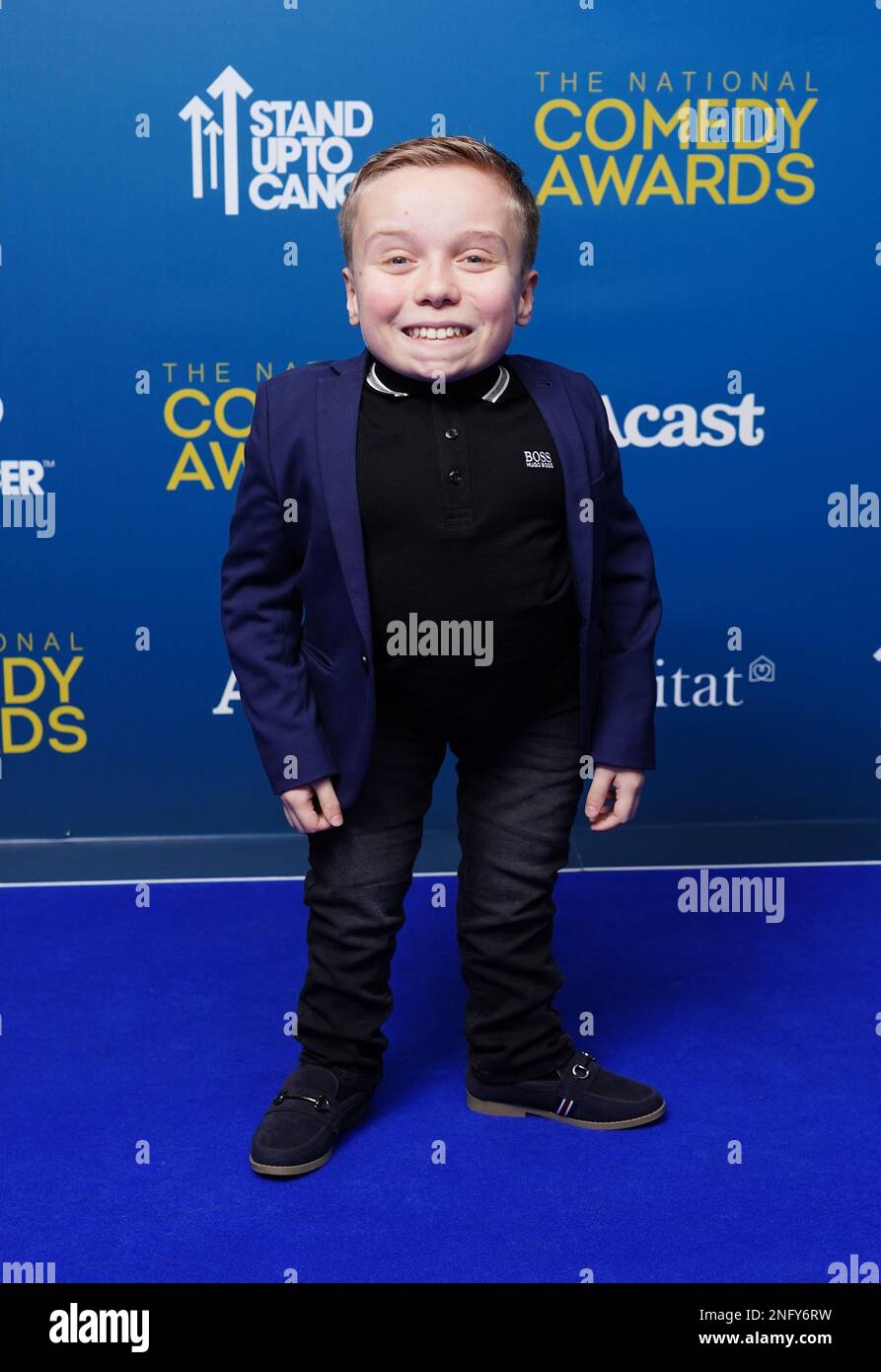 Lenny Rush attends the National Comedy Awards 2023 at the Roundhouse ...