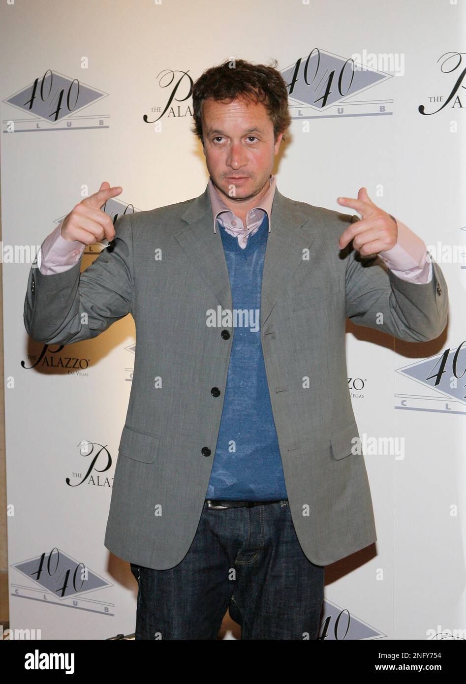 Comedian Pauly Shore arrives at the grand opening of Jay-Z's 40/40 Club ...